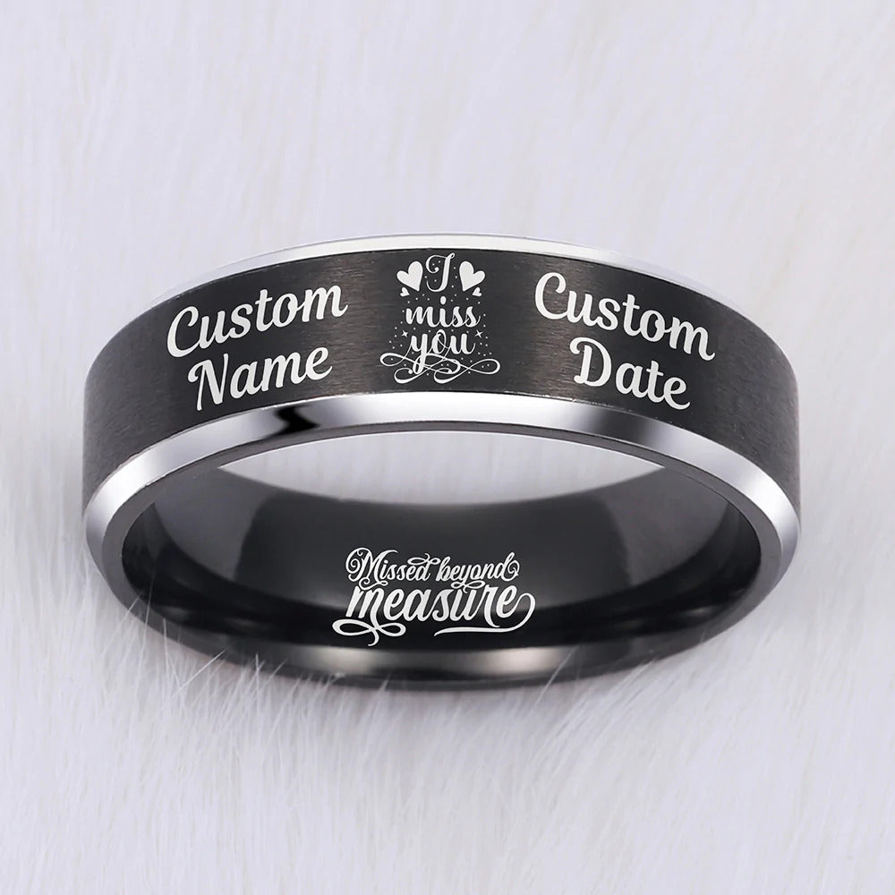 I MISS YOU ️ KEEPSAKE RING - 60% OFF 😍 PERSONALIZE IT FOR FREE ⭐⭐⭐⭐⭐ ...